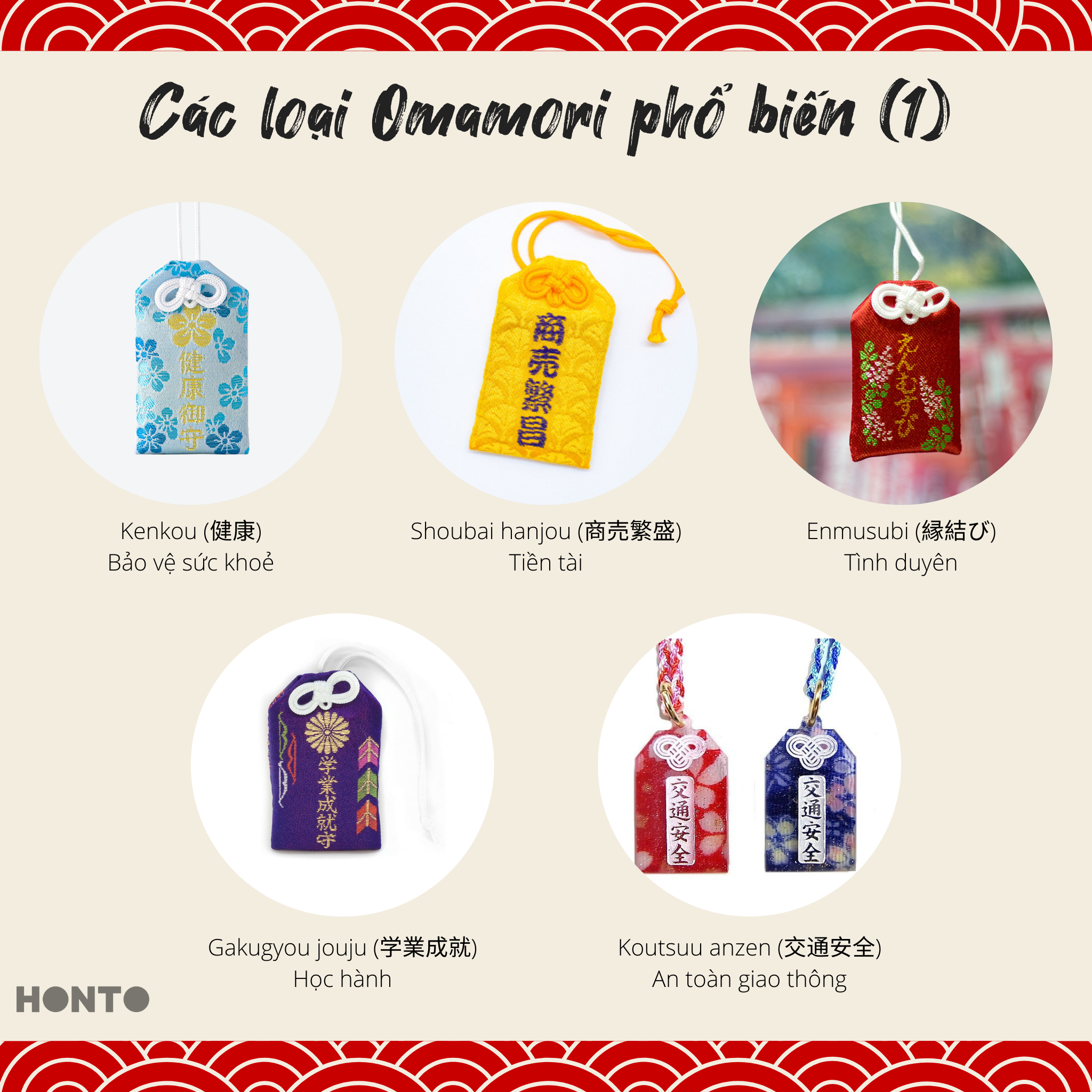Tìm hiểu về Omamori – Bù hộ mệnh Nhật Bản – HONTO
